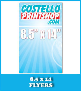 8.5x14 Flyers ⋆ Sacramento Print Sign Shop ⋆ (916) 277-9042